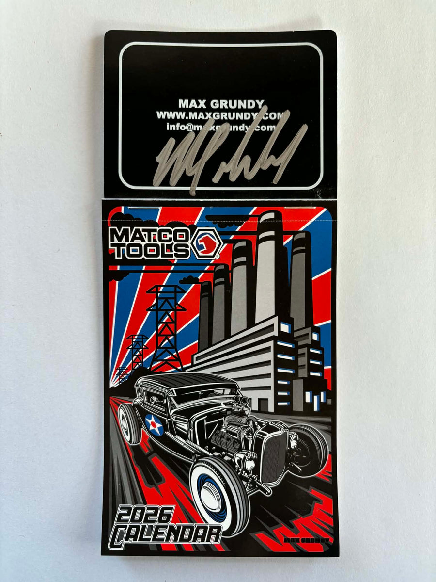 MAX GRUNDY X MATCO 2026 mini calendar – Max Grundy Design