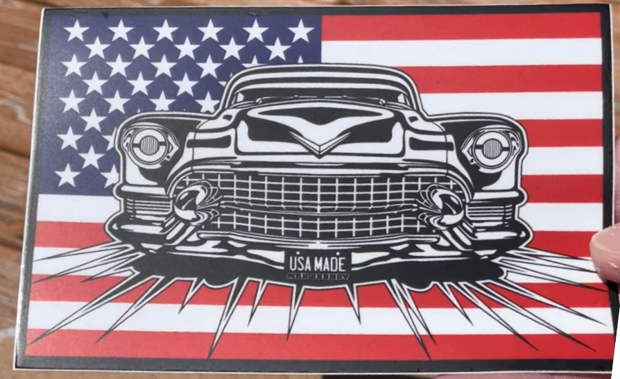 USA MADE vinyl sticker – Max Grundy Design