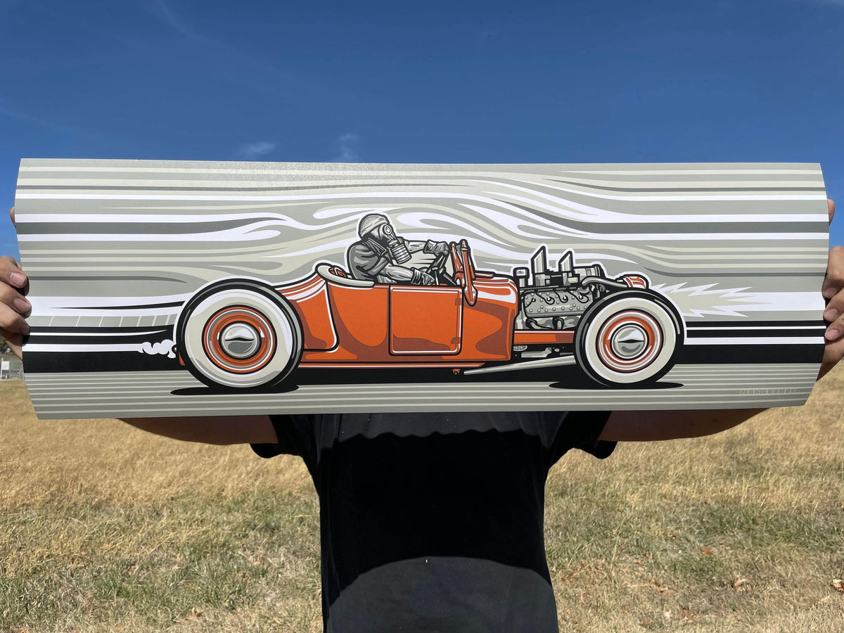 REDLINE '27 limited edition silkscreen print – Max Grundy Design