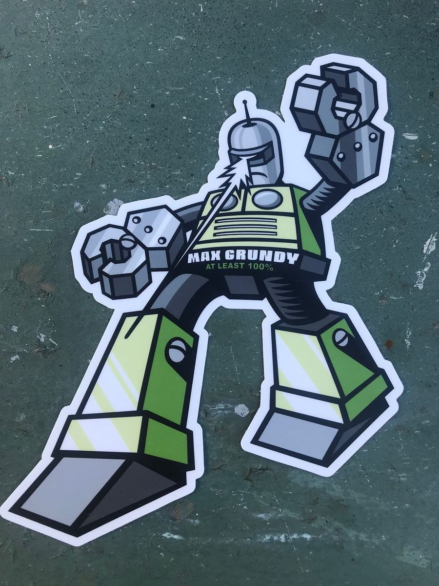MASTER BLASTER sticker – Max Grundy Design