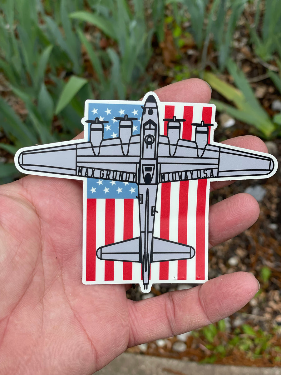 MIDWAY USA die-cut vinyl sticker – Max Grundy Design